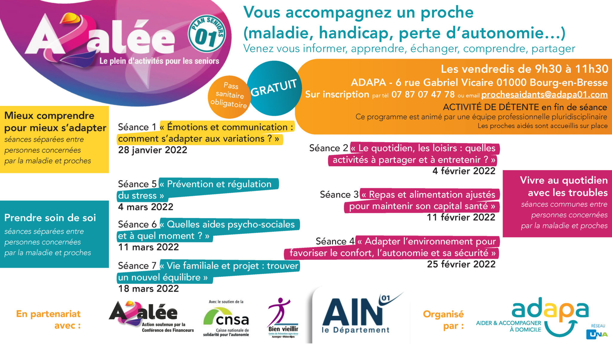 Aidants/aidés : des ateliers pour s’informer ensemble • InterAction01